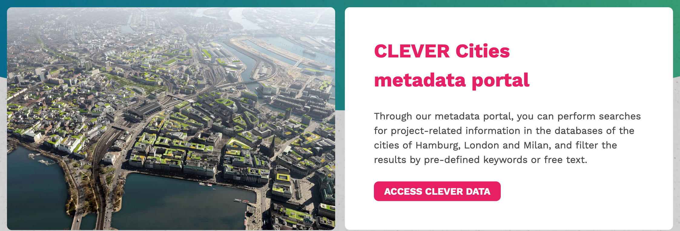 È ora online il CLEVER Hub - CLEVER Cities Milano